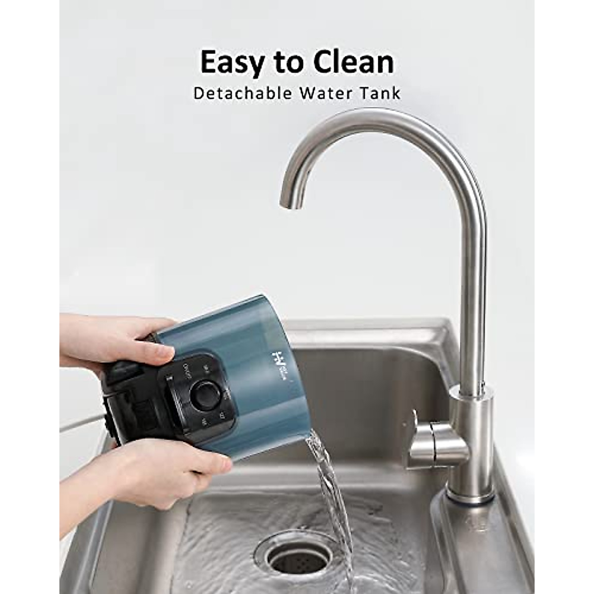 Water Warmer, HEYVALUE Baby Bottle Warmer, Formula Maker with Night Light, 4 Temperature Control & 72H Keep Warm, Detachable Tank, Instantly Dispenses Warm Water, Feed Baby More Easier and Healthier