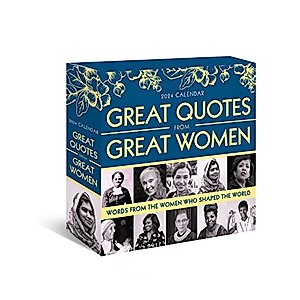 2024 Great Quotes From Great Women Boxed Calendar: 365 Days of Inspiration from Women Who Shaped the World (Daily Desk Gift for Her)
