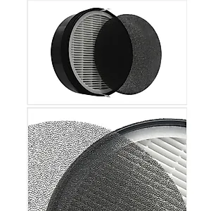 AMSAMOTION LV-H132 Air Purifier Replacement Filter, True HEPA Filter, LV-H132-RF, Compatible with Levoit LV-H132 Air Purifier 2pack