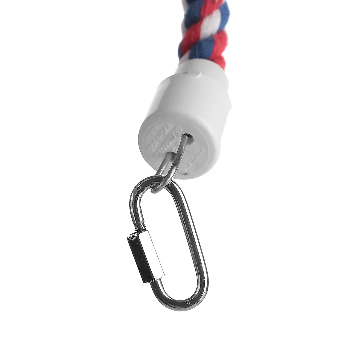 Aigou® Bird Rope Perch,Spiral Cotton Parrot Swing Climbing Standing Bird Toys with Bell (Small - 52 inch)