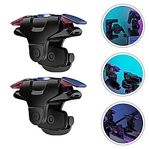 Mikikit Phone Handle 3 Pairs Mobile Mobile Game Controller Mobile Phone Gaming Triggers Gamepad Mobile Game Trigger Controller Joystick Grips