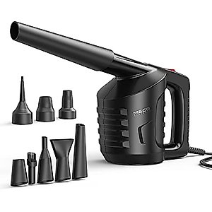 Compressed Air, MECO High Pressure Air Duster Blower Computer Cleaner Keyboard for Cleaning Dust, Hairs, Crumbs for Computer, Laptop, Tower Fans, Printer, Replaces Compressed Air Cans