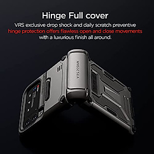 VRS DESIGN Terra Guard Phone Case for Galaxy Z Flip 3, Semi-Auto Hinge Protective Case Compatible with Galaxy Z Flip 3 5G (2021)