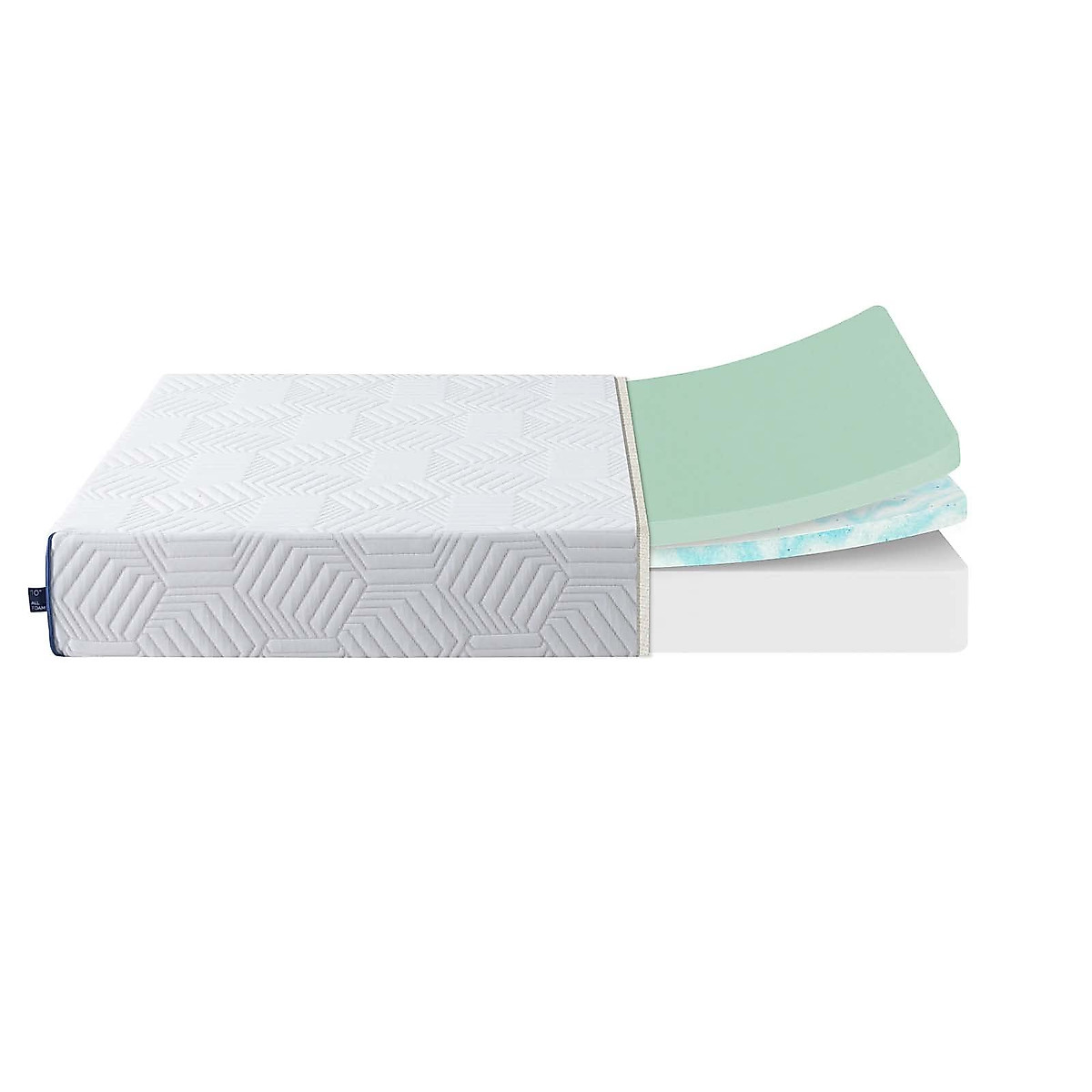 Queen Size Mattress, 10 Inch Green Tea Cooling Gel Memory Foam Mattress for Cooling Sleep/Pressure Relieving/CertiPUR-US Certified/Bed-in-a-Box (Queen)