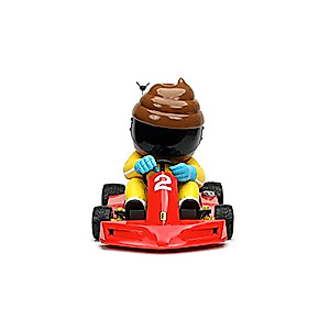 Jada Toys Fart Karts, Remote Control Car, Makes a Variety of Farting Sounds from the Kart, Hilariously Fun Toy, HyperChargers USB Charging Technology, For Ages 6 and up