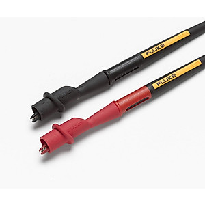 Fluke 117/323 KIT Multimeter and Clamp Meter Combo Kit + AC175 Threaded Slide-on Alligator Clip Set with Flexible Boots