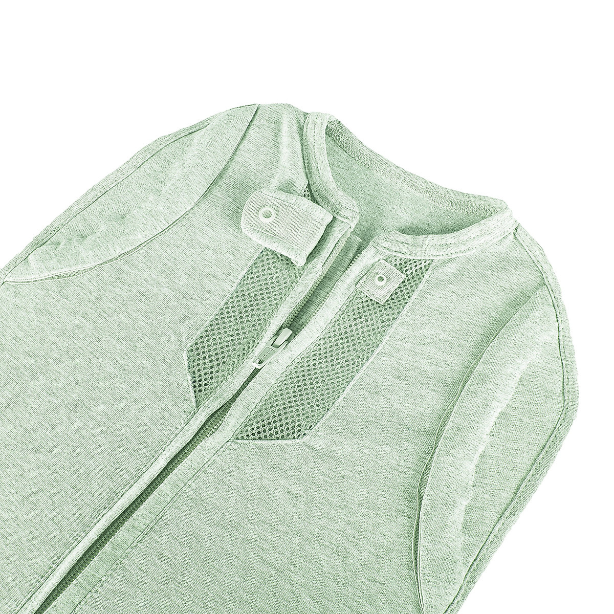 Woombie Convertible Vented Baby Swaddle Blanket, Converts to Wearable Blanket for Babies Up to 6 Months, Lime Sorbet Green, 14-19 lbs