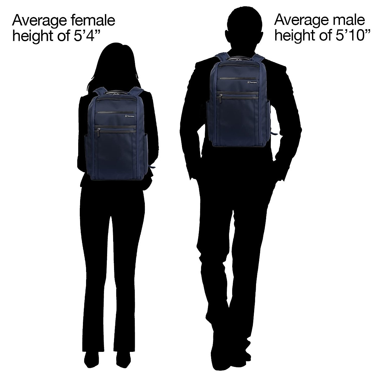 Travelpro Crew Executive Choice 3 Slim Backpack fits up to 15.6 Laptops and Tablets, Men and Women, Water-Resistant, Titanium Grey