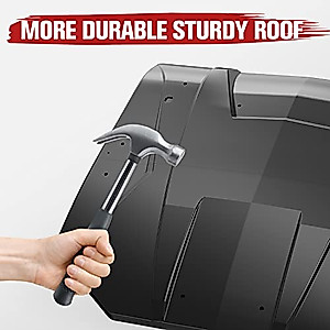 Maverick Trail Sport Commander Roof Top, A & UTV PRO 2 Pieces Combination Hard Roof Top for 2018-2023 Can-Am Maverick Sport/Trail, 2021-2023 Can-Am Commander Accessories, Replace OEM # 715006218