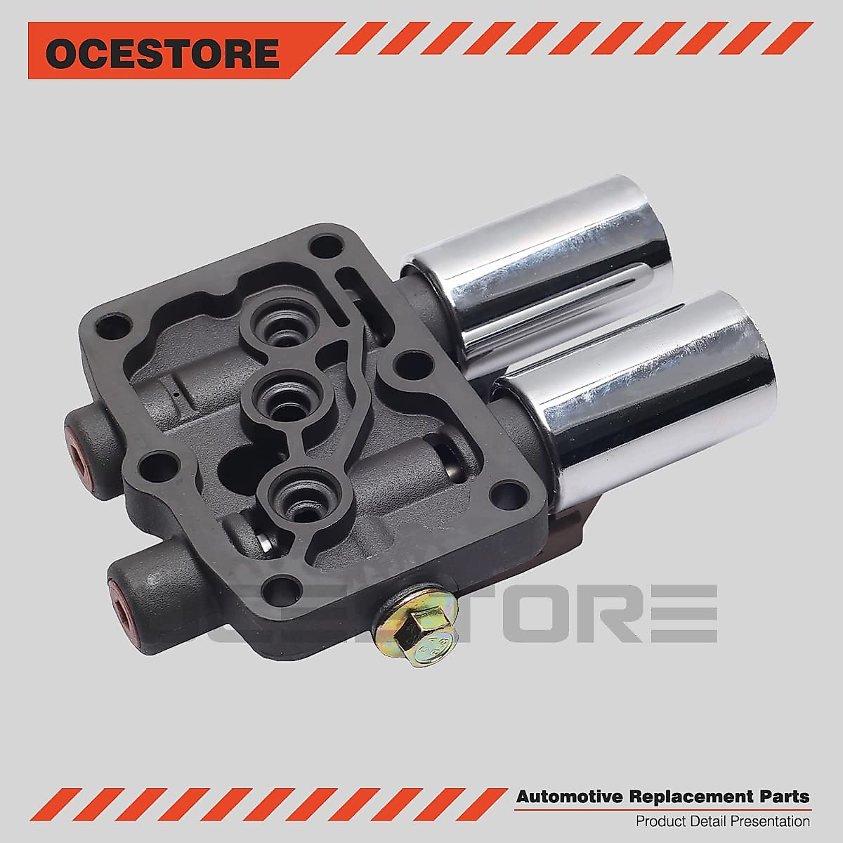 Transmission Dual Linear Solenoid with 1PCS Gasket and 3PCS O-Rings Replacement for Ac-Cord Odyssey Pi-lot Prelude/CL TL MDX - Replaces Part# 28250-P6H-024 28250P6H024