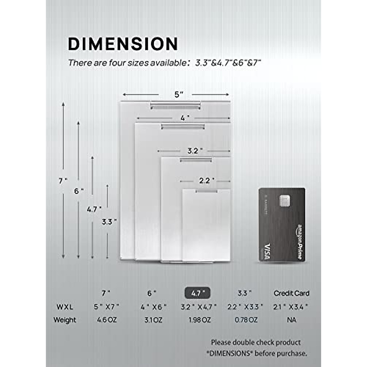 MIRRORNOVA Portable Folding Mirror, Ultra-Slim Durable Makeup Mirror, Small Tabletop Mirror for Travel, Aluminum Shell, Mini Size, 4.7"