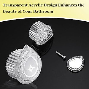 ZephyrJazz Replacement Knob Handle Kit Compatible with 100710 Shower Handle, Shower Knob Replacement for Single Handle Bathroom Faucet Tub Shower Handle