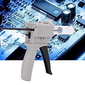 Dispenser Glue Gun, 30ml Dispensing Gun Kit Plastic Manual Single Tube Handle Tool Ergonomic Handle Impression Mixing Dispenser Gun for Pressing Squeezing Glue