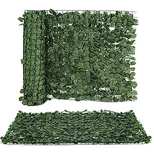 BBBUY 94 L x 59 H inch Artificial Faux Ivy Hedge Privacy Fence Screen for Outdoor Decor, Garden, Yard