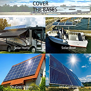 MaxEnergy IP66 Solar Combiner Box with Solar Disconnect Switch 64Amp PV DC Quick Disconnect Switch with Solar Connector for Solar Power System RV, Boats, On-Grid Solar System Off Grid Living Supplies