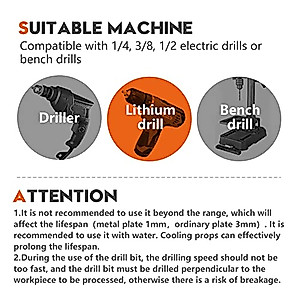 3PCS HSS Step Cone Drill Bit Set High Speed Steel Titanium Coated Hole Cutter Toll Set with Hex Shank Metric for Plastic Wood Metal Aluminum Copper (4-12mm, 4-20mm and 4-32 mm)