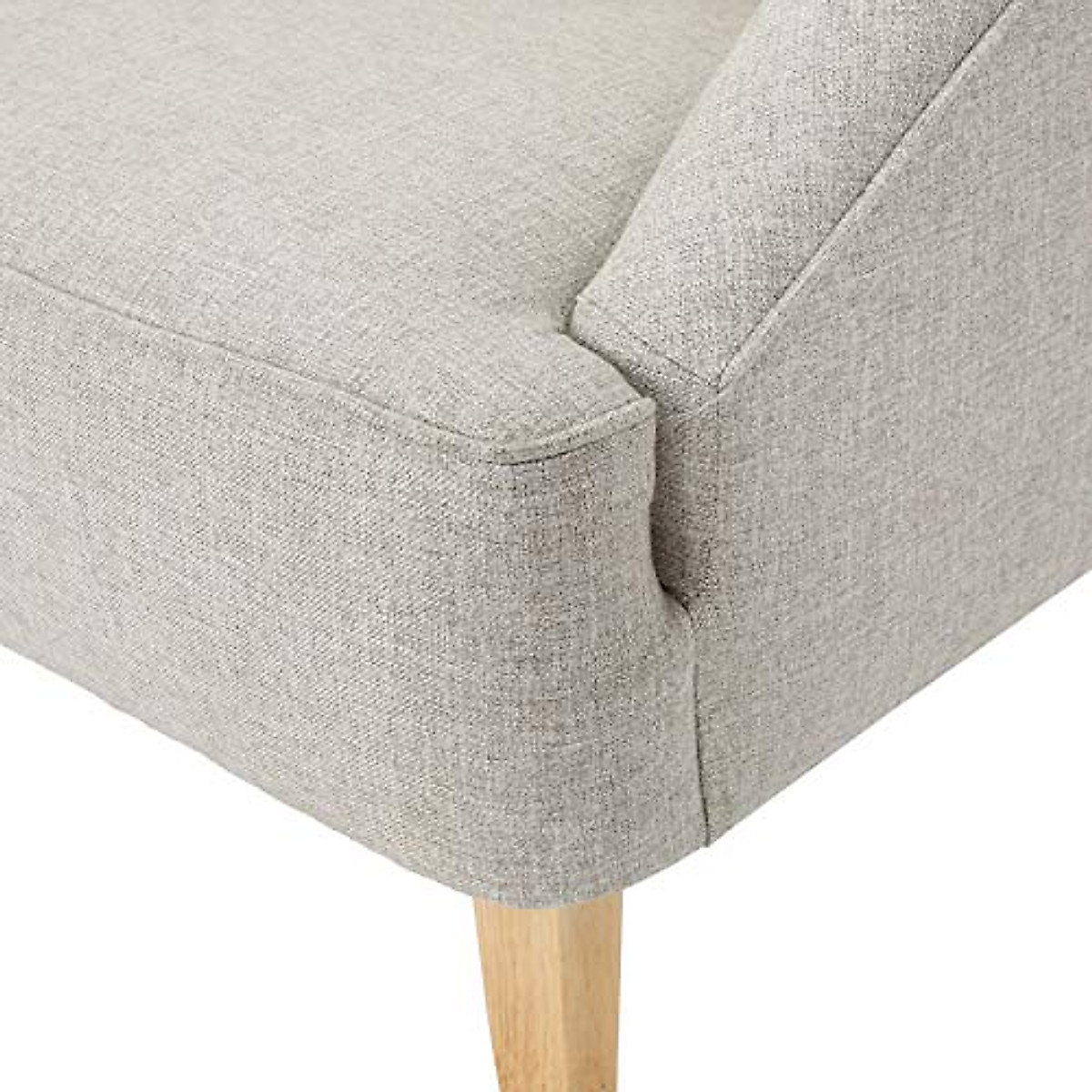 Christopher Knight Home Justus Mid-Century Modern Fabric Loveseat, Beige / Natural