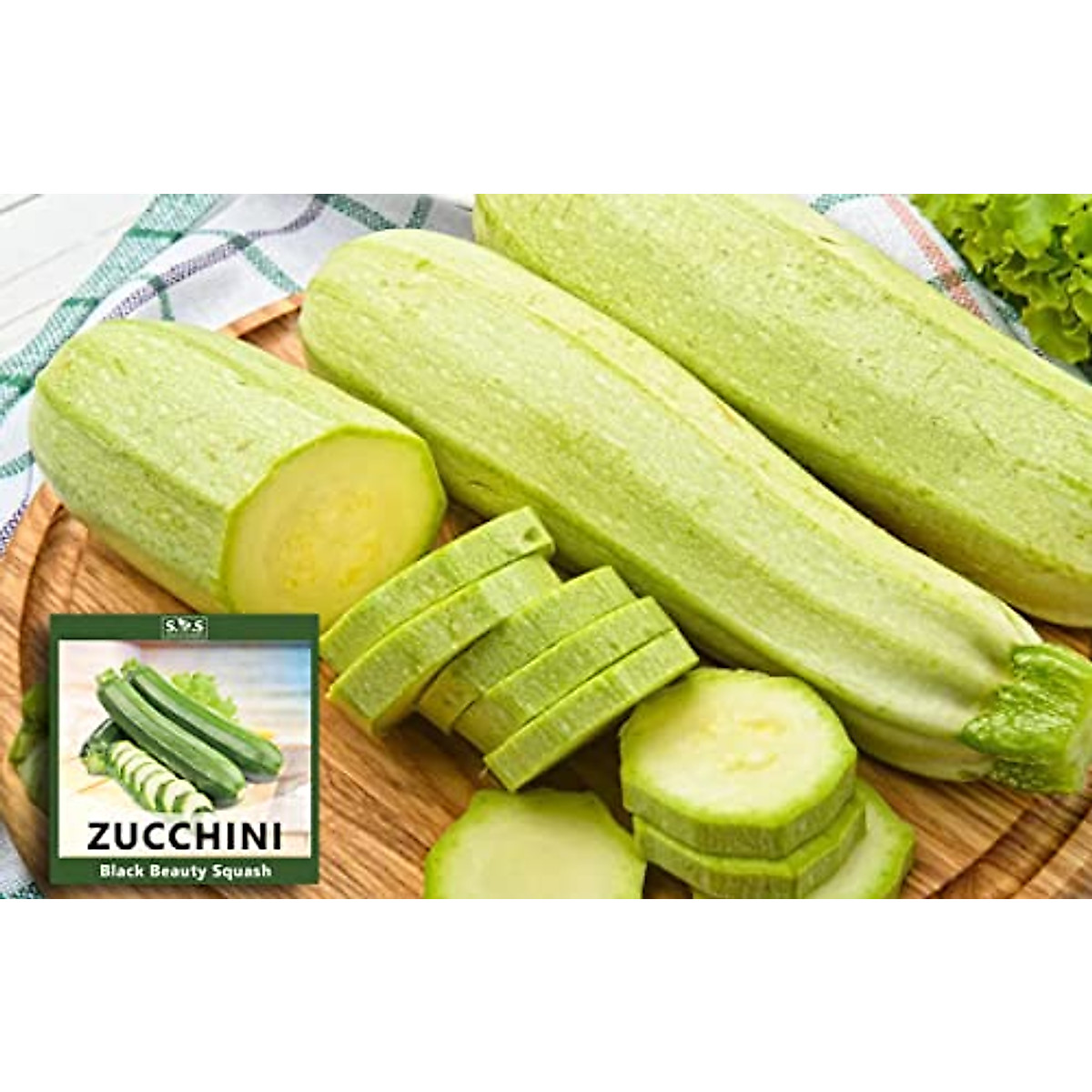 Planting 1 Individual Packets - 3g Zucchini Seeds for Your Non GMO Heirloom Vegetable Garden (Zucchini)