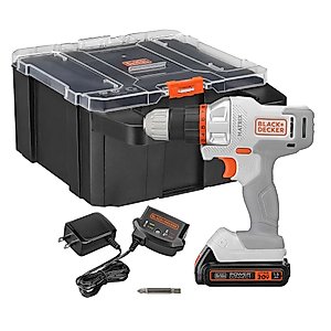 BLACK+DECKER BLACK+DECKER MATRIX 20V MAX* Drill Kit with Storage Case (BDCDMT120WCSTFF)