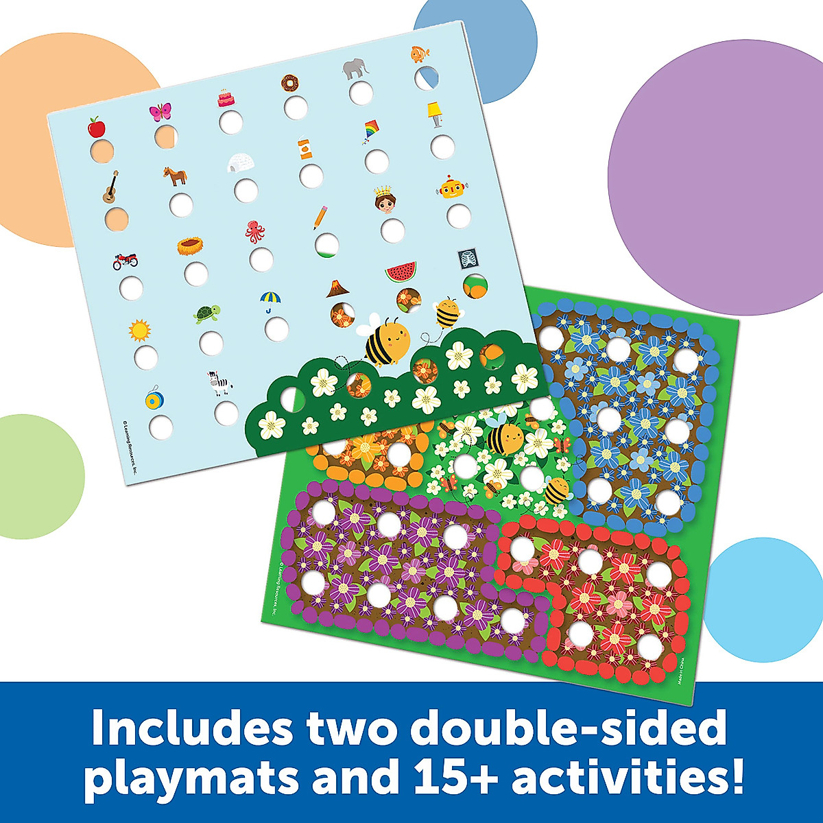 Learning Resources Alphabet Garden Activity Set, Educational Indoor Games, Preschool Alphabet, Toddler Brain Toys, Toddler Preschool Learning, 45 Pieces, Age 3+