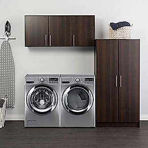 Prepac Elite 2 Door Wardrobe Cabinet, 32" W x 65" H x 20" D, Espresso