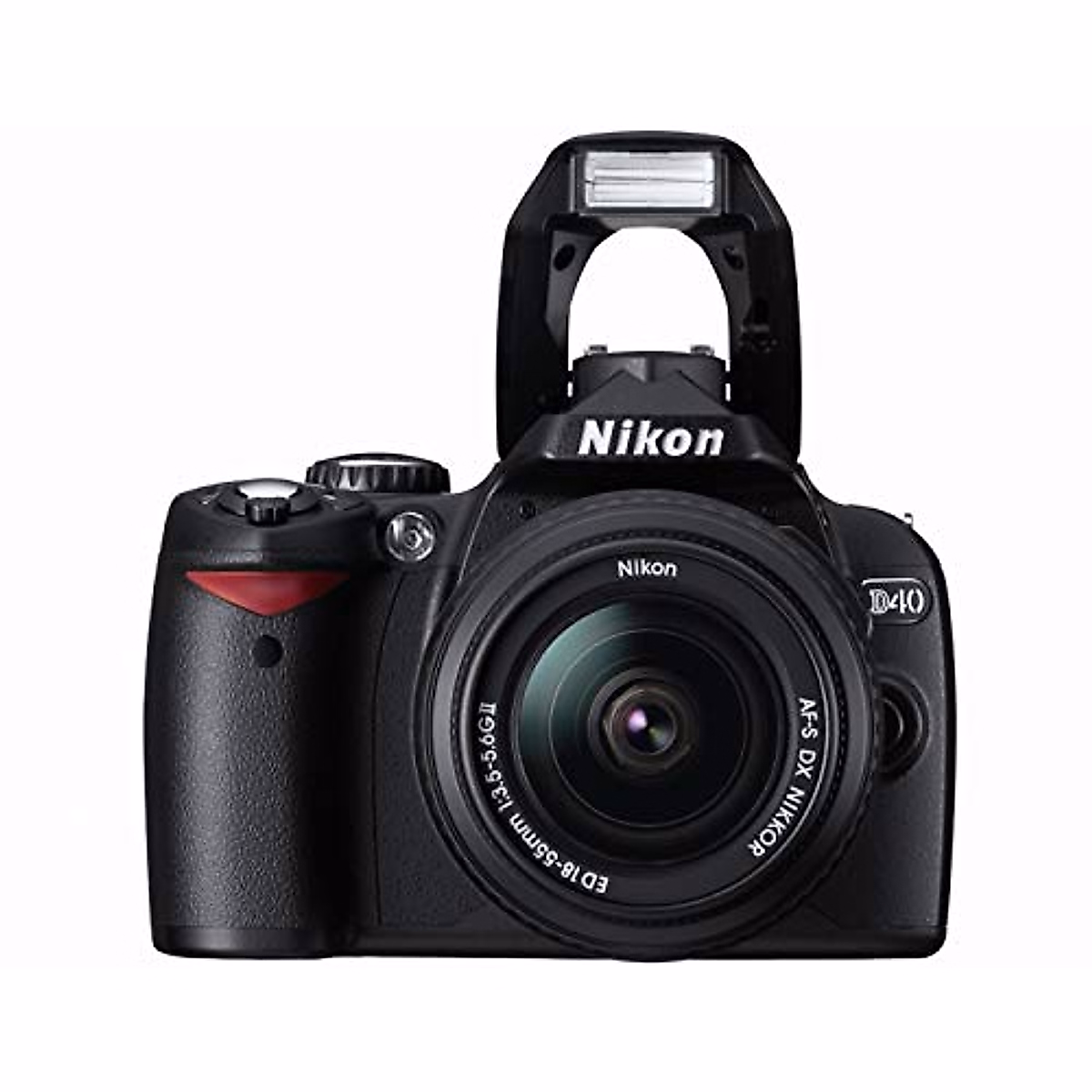 Nikon D40 6.1MP Digital SLR Camera Kit with 18-55mm f/3.5-5.6G ED II Auto Focus-S DX Zoom-Nikkor Lens (Renewed)