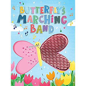 Butterfly's Marching Band - Silicone Touch and Feel Board Book - Sensory Board Book