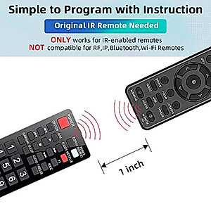 Gvirtue Universal Remote Control Compatible Replacement for Sharp AQUOS Smart TV/ HDTV/ 3D/ LCD/ LED, GB004WJSA GA935WJSA GB004WJSA GJ221-C GB118WJSA