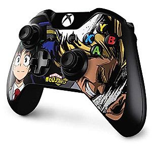 Skinit Decal Gaming Skin compatible with Xbox One Controller - Officially Licensed Funimation All Might and Deku Design