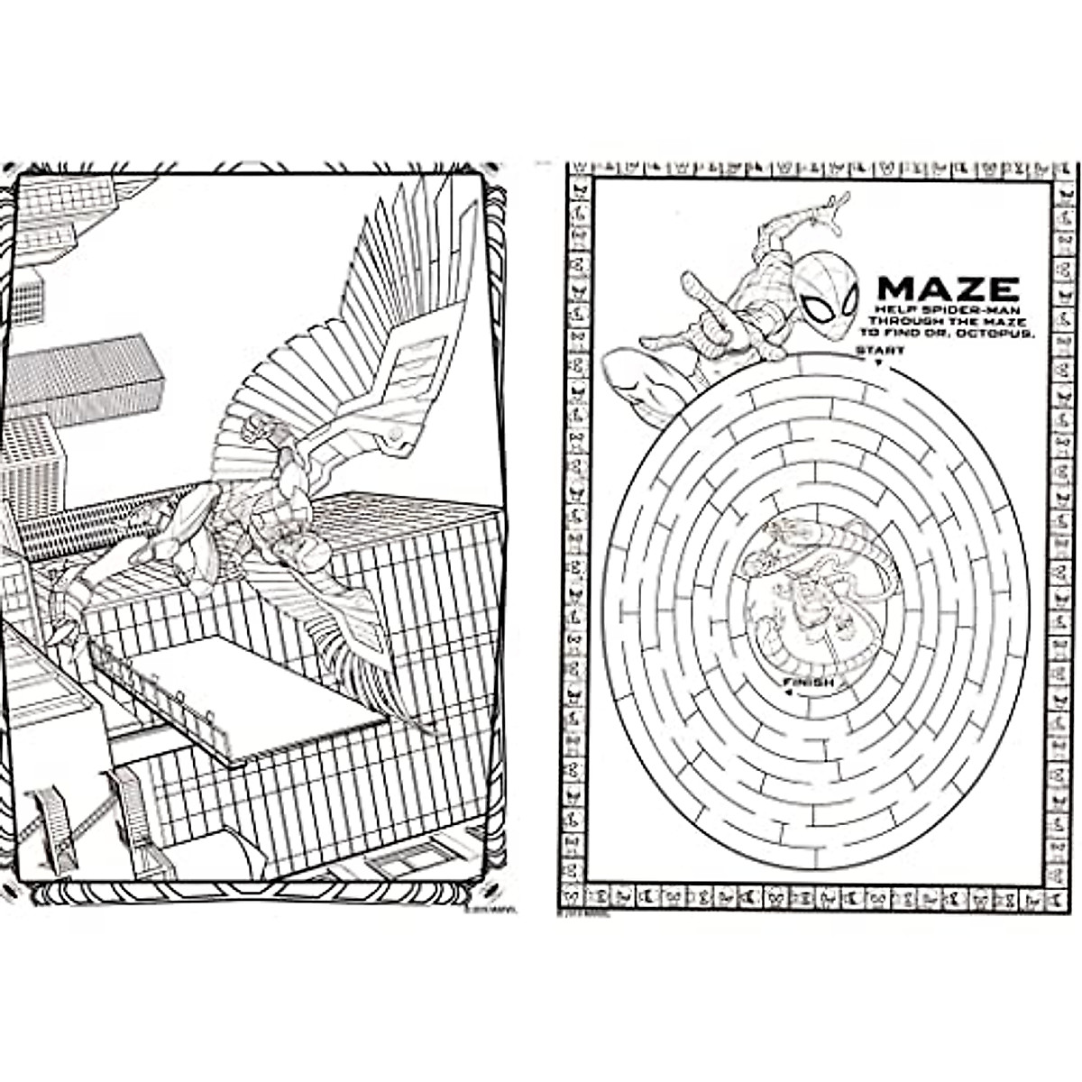 Marvel - Spider-Man - Gigantic Coloring & Activity Book - 200 Pages