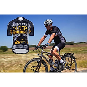 US Army Cycling Jersey Men, Short Sleeve Mountain Dirt Bike Shirt MTB Clothing Biking Gear Tops Riding Road Outfit BMX Clothes Bicycle Apparel Ciclismo Uniform XL