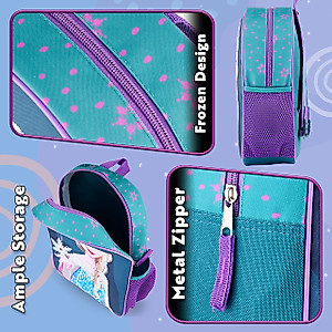 Disney Stitch Backpacks for Girls Elsa Minnie Mouse Backpack (Blue Frozen)