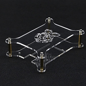 Yahboom Raspberry Pi 5 4B 3B+ 3B 2B B+ Cluster Case 6-Layers Acrylic Dog Bone Plate Stack Clear Case Box Enclosure Case