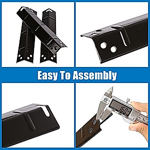 Uniflasy Grill Replacement Parts Kit for 3-Burner Walmart Expert Grill XG10-101-002-02 Porcelain Steel Heat Plate Shield and Porcelain Steel Cooking Grate