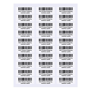 9527 Product 30 up Sticker Labels 1 x 2-5/8 FBA Shipping Address Labels SKU Labels for Laser/Ink Jet Printer, 30 Sheets Total 900 Labels