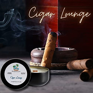 Cigar Lounge Candle 8 oz. Tin