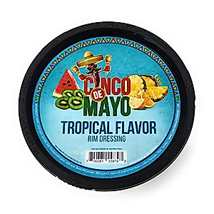 Cinco de Mayo Tropical Rim Dip Cocktail Rim Dressing (1 x 7.6 oz. Container)