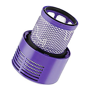 2 Pack V10 Filters Replacement for Dyson Cyclone Series, Cyclone V10 Absolute, Cyclone V10 Animal, Cyclone V10 Motorhead, Cyclone V10 Total Clean, SV12, Replaces Part # 969082-01