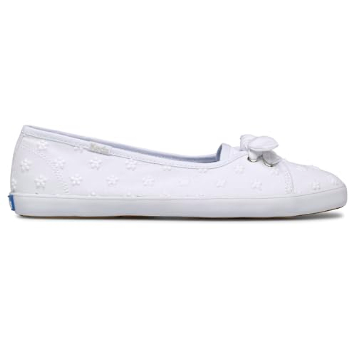 Keds Women's Seaside Sneaker, White Eyelet, 8.5