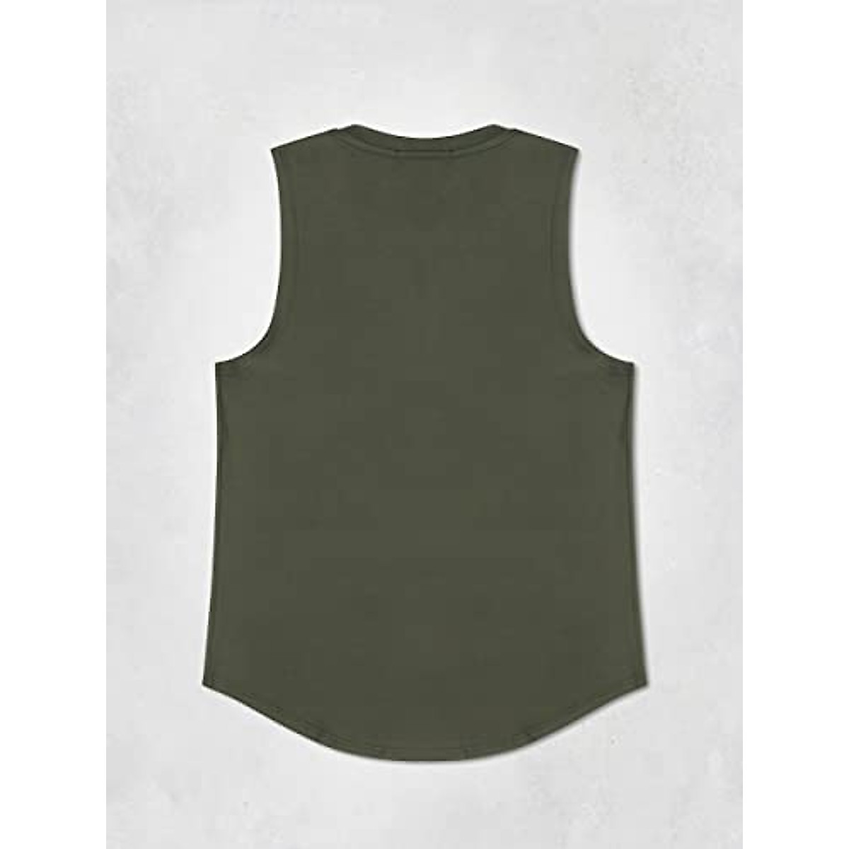 KNIT RIOT Women’s Muscle Tank Top – Sleeveless Slim Fit Soft Casual Basic Yoga Active Athletic Workout Running T Shirts KR144 Olive L