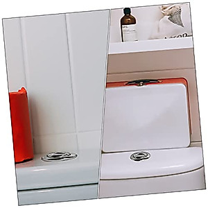 Housoutil 2pcs Toilet Flush Switch Two Button Toilet Bathroom Accessory Toilet Accessories One-piece Toilets Household Toilet Switch Water Tank Accessory Bathroom Toilet Switch Flush Valve