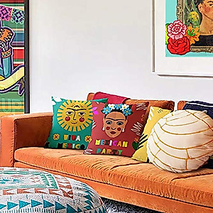 ABOUND LIFESTYLE Concha Pillow, Bread Pillow, Mexican Pan Dulce, Soft Micro Mink w/Down Cotton Filling, Decorative Throw Pillow, Food Plushies, Bread Plush, Food Cushion, Food Pillows, Funny Things