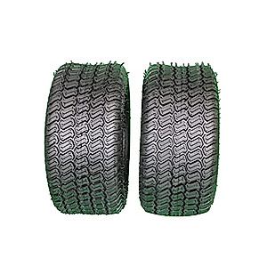Set of 2 - 16X6.50-8 4 Ply Turf Tires for Lawn & Garden Mower 16x6.5-8