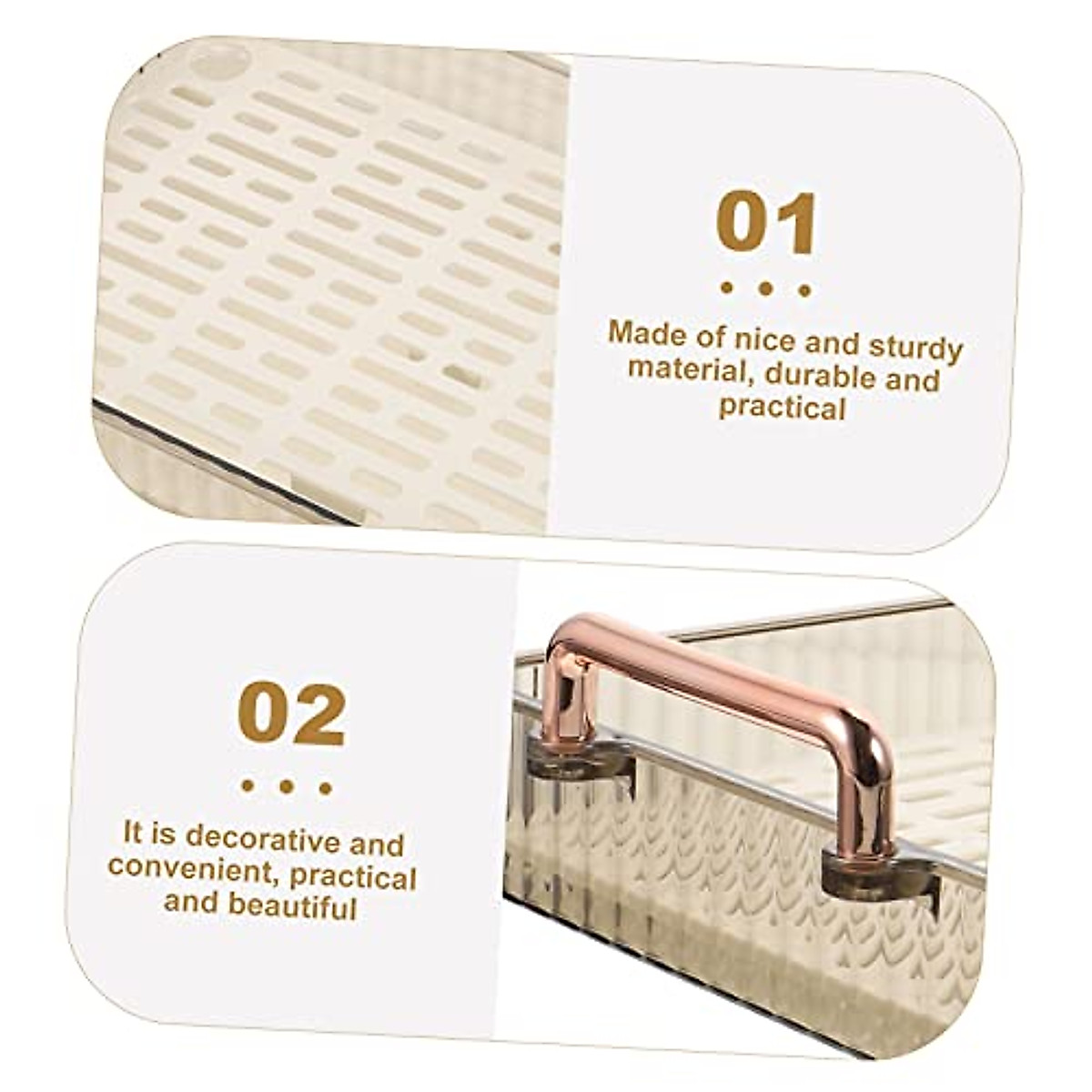 Zerodeko 3pcs Drain Tray draining Fruit Serving Tray drip Catcher Tray Kitchen soap Tray Household Fruit Tray Sink Dishwasher Dish Tray Drying Rack Water Cup The pet Drying pad