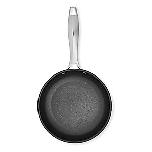 Amazon Basics 2-Piece Non-Stick Stainless Steel Fry Pan Set, 10-Inch and 8-Inch