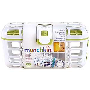 Munchkin Deluxe Dishwasher Basket, Colors May Vary