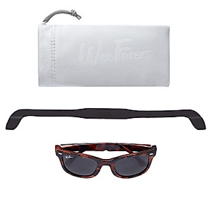 WeeFarers Children's Sunglasses - Non-polarized (Ages 0-1y, Tortoise Shell)