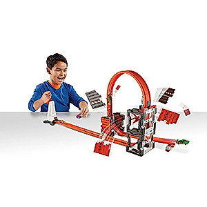 Hot Wheels Track Builder Construction Crash Kit