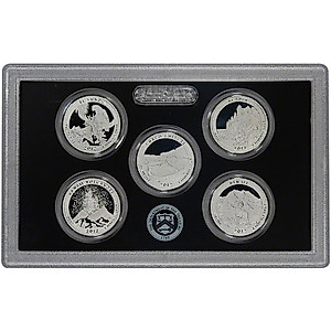 2012 S US Mint Quarters Silver Proof Set