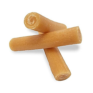 Himalayan Dog Chew Yak Cheese Dog Chews, 100% Natural, Long Lasting, Gluten Free, Healthy & Safe Dog Treats, Lactose & Grain Free, Protein Rich, Medium, 4.5 oz